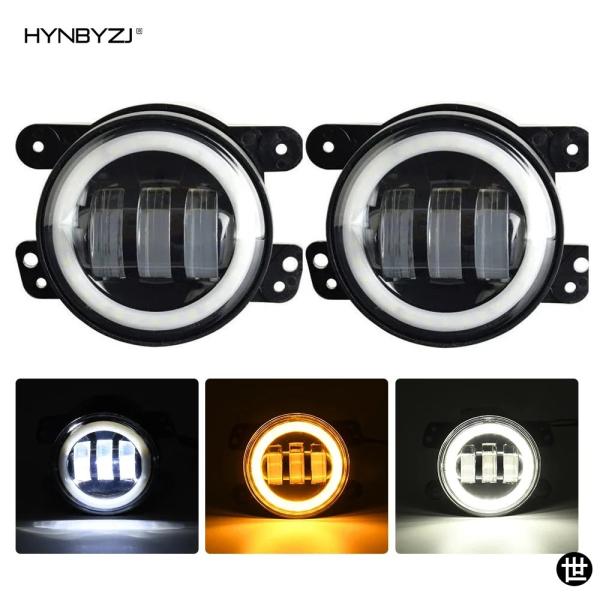 ジープ グランドチェロキー 2011-2013ラングラー JK 2007-2018 用 150W 4インチ ラウンド LED フロント ドライビング フォグランプ 2個セット
