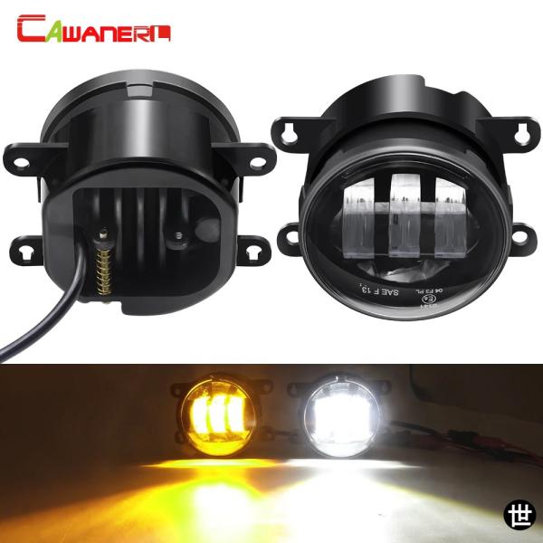 2 X LEDフォグライト 30W 6000LM 車用フロントフォグランプ DRL フォード フォーカス フュージョン フィエスタ トランジット エクスプローラー エッジ レンジャー KA エコスポーツ C-MAX