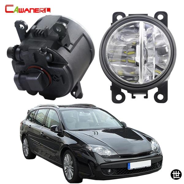 2 X 30W 車用LEDフォグランプアセンブリ フォグドライビングランプ DRL H11 ルノー ラグナ 3III グランドツアー 2007 2008 2009 2010 2011 2012