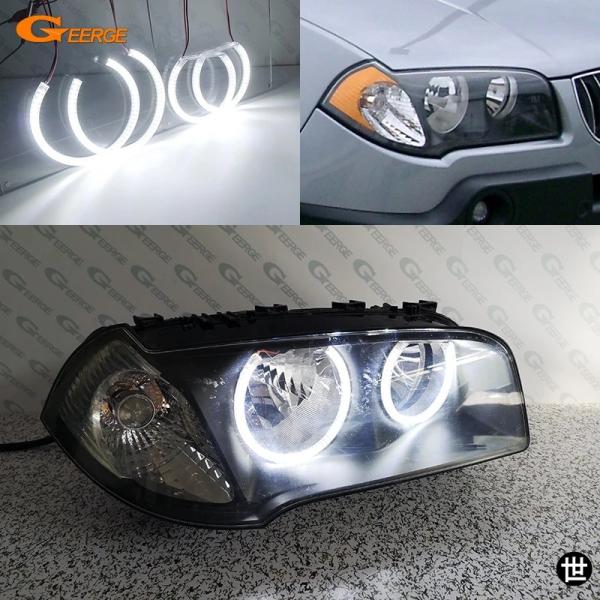 BMW E83 X3 2003 2004 2005 2006 前期型用 超高輝度SMD LEDエンジェルアイ ハローリングキット デイライト カー スタイリング アクセサリー