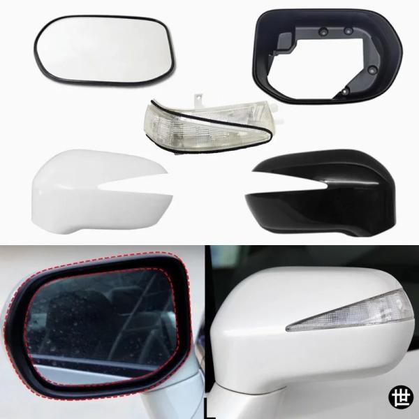 ホンダ シビック 8代目 FD1 FD2 FA1 2006-2011 用サイドリアビューミラーフレームリアビューカバーハウジングシェルガラスレンズリッド