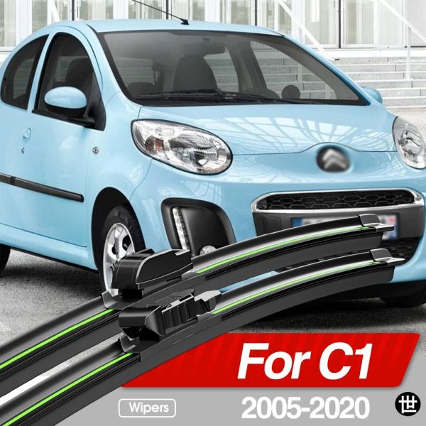 シトロエン C1 2005-2020 フロントガラスワイパーブレード 1個 フロントガラスウィンドウアクセサリー 2006 2009 2011 2013 2014 2018 2019