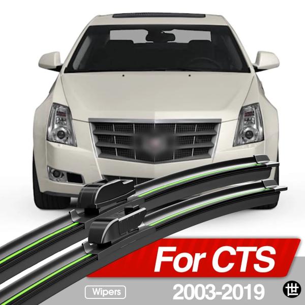 キャデラック CTS CTS-V 2003-2019 用フロントガラスワイパーブレード 2個 フロントガラスウィンドウアクセサリー 2006 2009 2010 2011 2015 2018