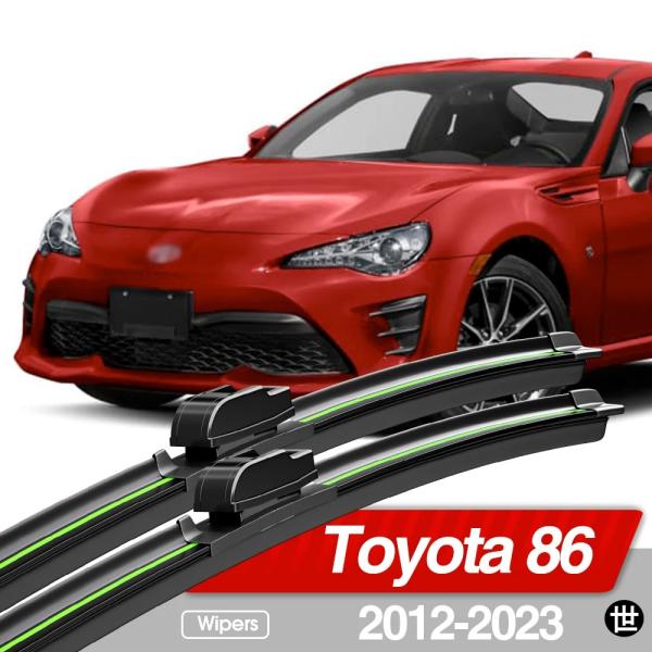 トヨタ 86 GT86 FT86 2012-2023 フロントワイパーブレード 2個 フロントガラスウィンドウアクセサリー 2013 2016 2018 2021