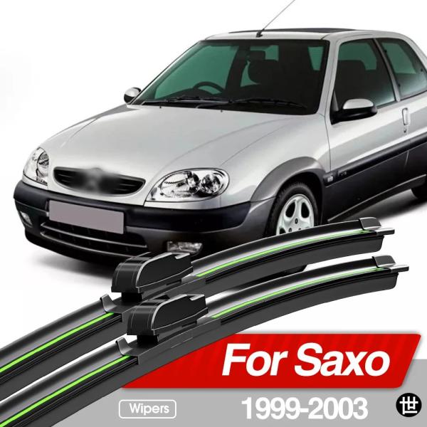シトロエン サクソ 1999-2003 フロントワイパーブレード 2個 フロントガラス ウィンドウ アクセサリー 2000 2001 2002