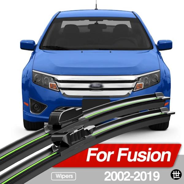 フォード フュージョン 2002-2019 用 フロントガラスワイパーブレード 2個 フロントガラスウィンドウアクセサリー 2003 2005 2013 2014 2015 2017 2018