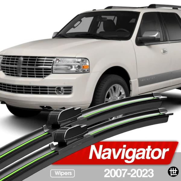 リンカーン ナビゲーター 2007-2023 フロントガラスワイパーブレード 2個 フロントガラスウィンドウアクセサリー 2008 2013 2015 2018 2010 2021