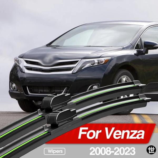 トヨタ ヴェンザ 2008-2023 フロントガラスワイパーブレード 2個セット フロントガラスウィンドウアクセサリー 2009 2010 2011 2013 2015 2019 2020