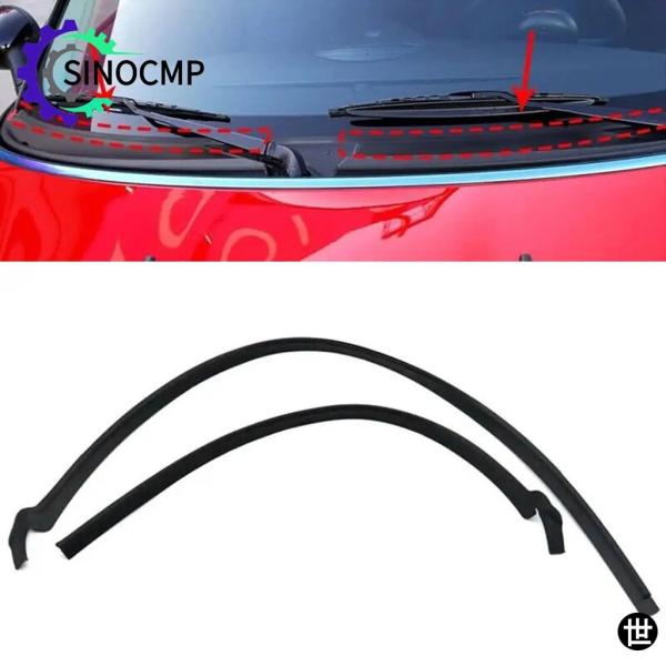 ミニクーパー R55 R56 R57 2007-2015 BMW 用 フロントガラスカウルカバーエプロンシールトリムストリップ 2個 51132751209 51132751210