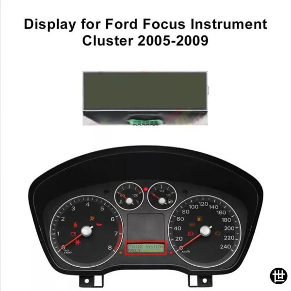 フォード フォーカス 2005-2009 用ダッシュボード LCD ディスプレイ、車内インストルメントクラスター画面 5M5T10849ER 5M5T10849ES 5M5T10849GR 5M5T10849EP