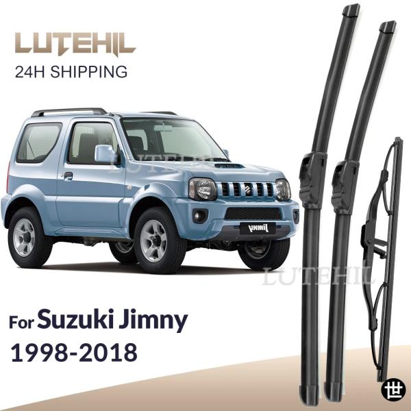 スズキ ジムニー MK3 1998-2018 1999 2000 2001 用 フロント＆リアワイパーブレード フロントガラス フロントガラス ウィンドウブラシ 18インチ+16インチ+11インチ