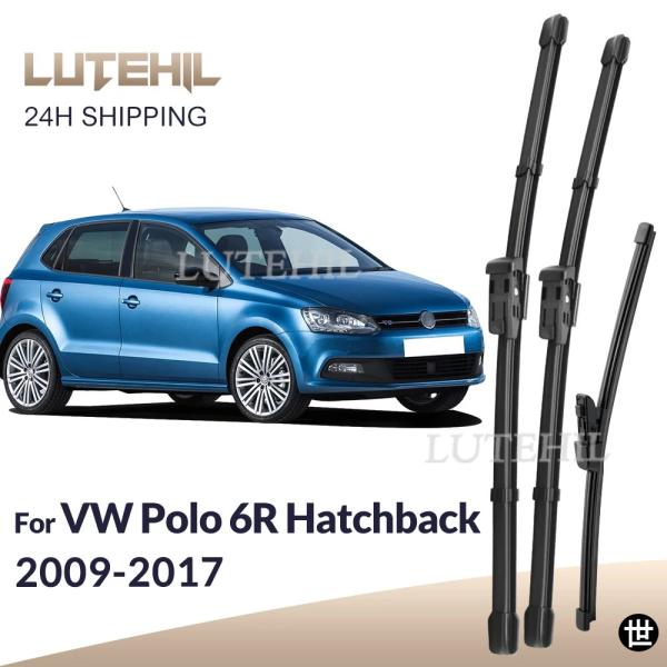 VW ポロ 6R ハッチバック 2009-2017 2010 2011 用 フロント＆リアワイパーブレード フロントガラス フロントガラス ウィンドウブラシ 24インチ+16インチ+11インチ