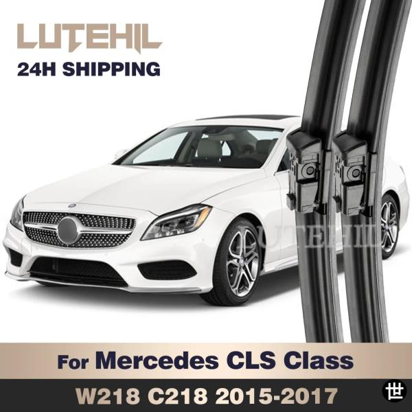 メルセデスベンツ CLSクラス W218 C218 2015-2017 2016用 フロントワイパーブレード フロントガラス フロントガラス ウィンドウブラシ 24インチ+24インチ