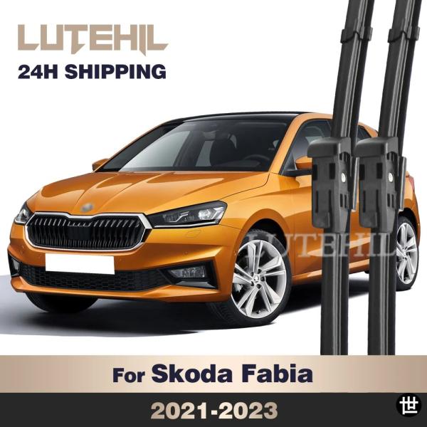 SKODA FABIA PJ MK4 2021-2023 2022用ワイパー フロントワイパーブレード フロントガラス フロントガラス ウィンドウブラシ 24インチ+18インチ