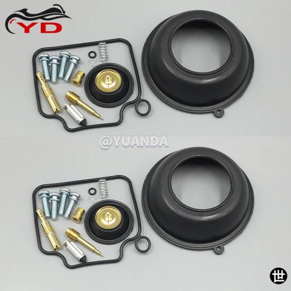 ホンダ VT750C シャドウ 750 エアロ 2004 - 2008 VT 750C キャブレター修理キット 2 セット 真空ダイヤフラム