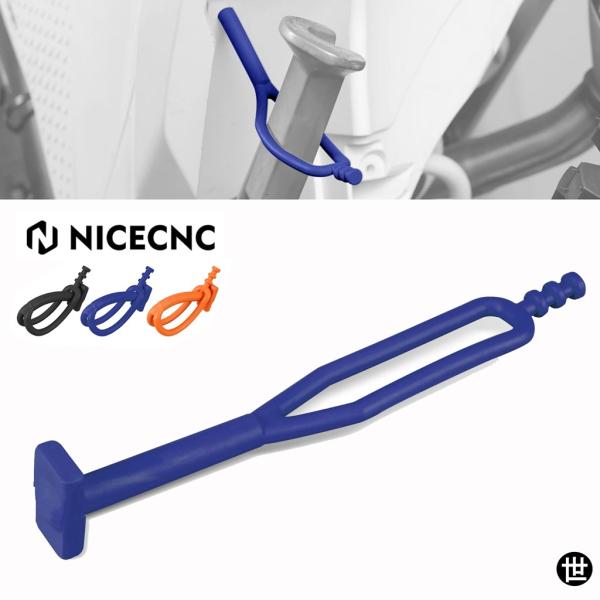 HUSABERG、HUSQVARNA TE FE TC FC TX FX 125 150 200 250 300 350 390 400 450 501 2009-2022年モデル 用キックスタンドサイドスタンドラバーストラップ