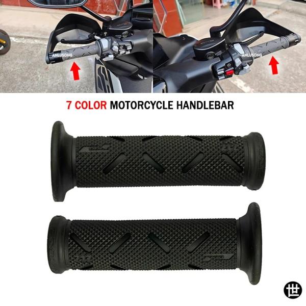 22MM 汎用用 バイクハンドルバー バイクグリップ ラバーカスタムアクセサリー モトハンドル CFMOTO 450MT 800MT 700MT用
