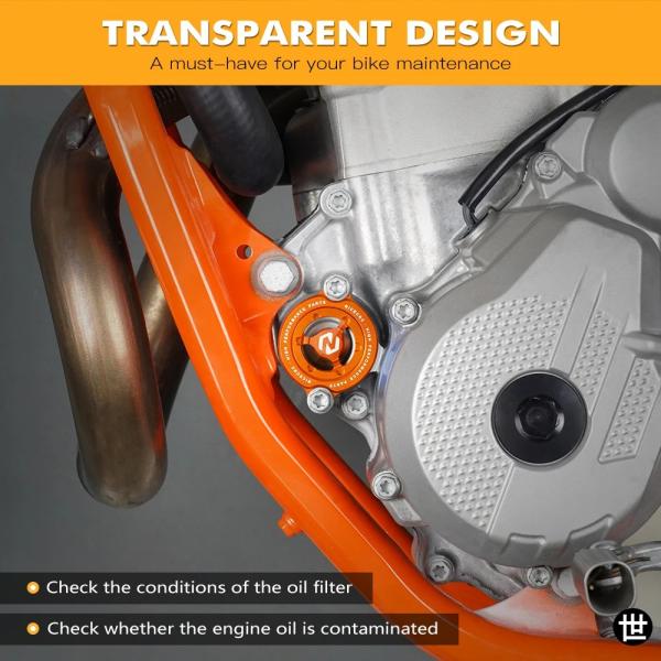 2025 2024 KTM EXC-F 500 450 SX-F 450 350 250 XC-F 2017-2025 バイクエンジンオイルフィルターキャップカバー HUSQVARNA FE 501 450 用