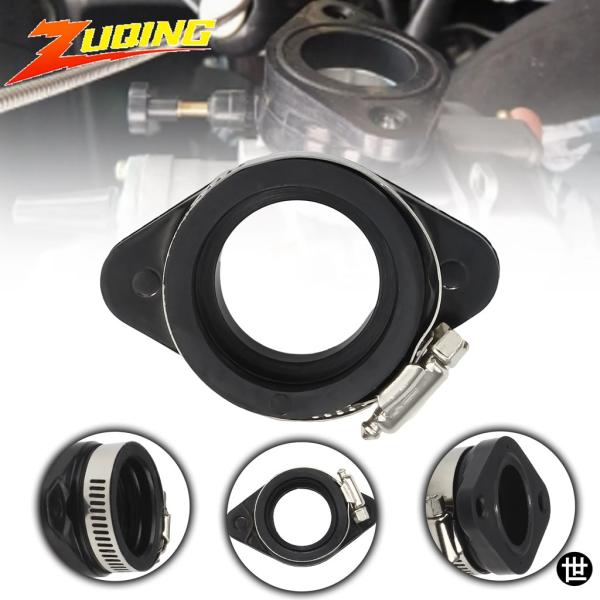バイク用キャブレター吸気マニホールドゴム製インターフェースアダプター 28MM 30MM PWK PE MIKUNI OKO 汎用用キャブレターパーツ ダートバイク用