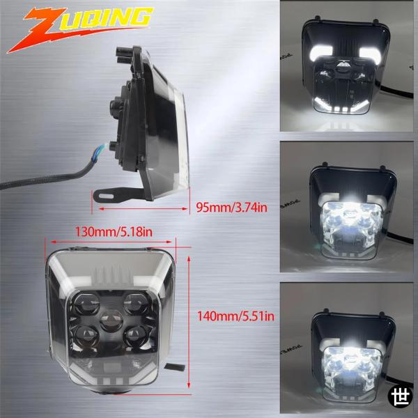 ハスクバーナ 701 TE 250 300 450 FC FE TC 125 300I 用バイクヘッドライト LED WICK DRL ヘッドランプ エンデューロ モトクロス アクセサリー