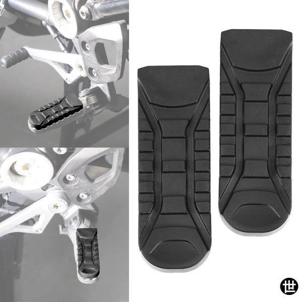 2015-2020 BMW S1000XR 用フットレスト、BMW R1250GSADVENTURE 2019-2023、R1200GSADVENTURE 2012-2018 用ラバー製フロントフットペグカバー