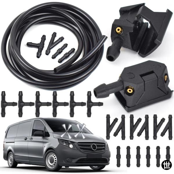 メルセデスベンツ VITO 638 639 W638 W639 W447 VIANO V-CLASS SPRINTER 用カーフロントガラスウォッシャーワイパーブレードウォータースプレーノズル
