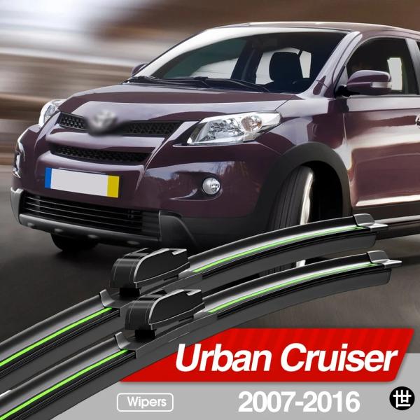 トヨタ アーバンクルーザー 2007-2016 フロントワイパーブレード 2個 フロントガラスウィンドウアクセサリー 2008 2011 2013 2016 2017