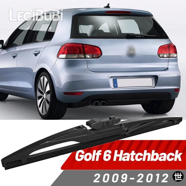 フォルクスワーゲン ゴルフ 6 MK6 ハッチバック 2009-2012 2010 2011 用リアウインドシールドワイパーブレード、ウインドスクリーンワイパーアクセサリー