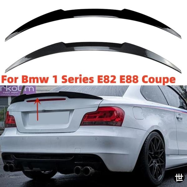 BMW 1シリーズ E82 E88 クーペ 118I 128I 135I 2007-2013用リアトランクスポイラーウィング、リアルーフルーフスポイラーテールウィングボディキット