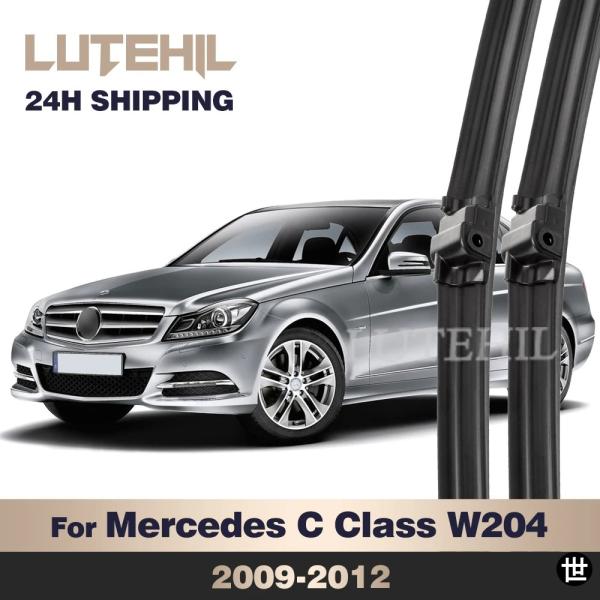 メルセデス・ベンツ Cクラス W204 2009-2012 2010 2011用 フロントワイパーブレード フロントガラス フロントガラス ウィンドウブラシ 24インチ+24インチ