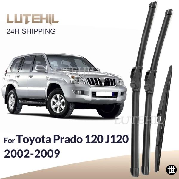 トヨタ ランドクルーザープラド 120 J120 2002-2009 2003 2004 用 フロント＆リアワイパーブレード フロントガラスフロントガラスウィンドウブラシ 22インチ+21インチ+16インチ