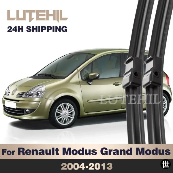 LUTEHIL製 ルノー モデュス グランドモデュス 2004-2013用ワイパー フロントワイパーブレード フロントガラス フロントガラス ウィンドウブラシ 28インチ+26インチ