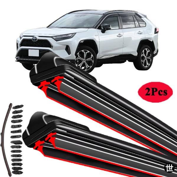トヨタ RAV4 1994〜2020 XA10 XA20 XA30 XA40 XA50 RAV 4 2000 2006 2012 2013 2018 用ワイパーブレード カーアクセサリー フロントガラスワイパー