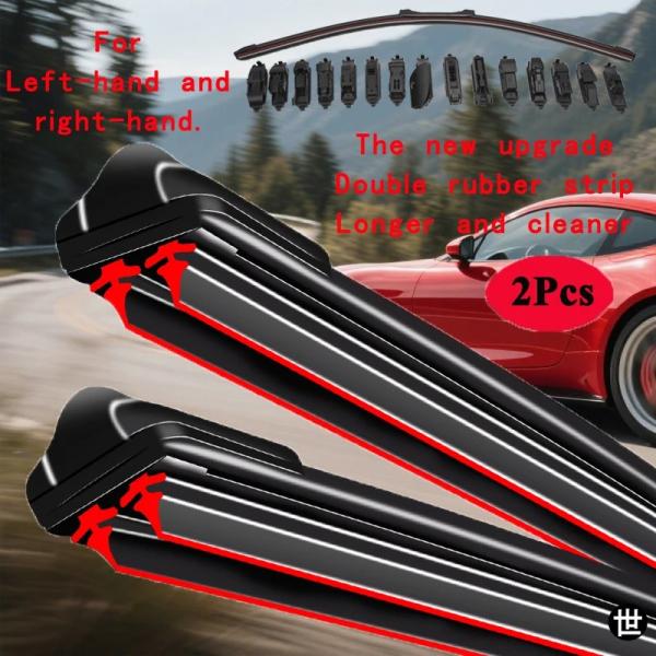 SEAT ALTEA FREETRACK XL MPV 5P1 5P5 5P8 2004 2006 2009 2010 2012 2015 2016 2018 2019 用ダブルラバー製フロントガラスワイパーブレード