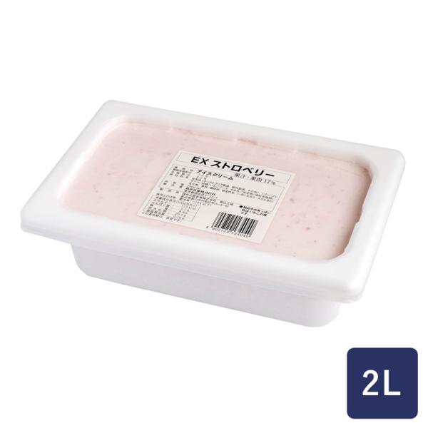 果汁と果肉を17％使用。いちごのフレッシュで甘酸っぱい風味と果肉感がお楽しみいただけるストロベリーアイスクリームです。業務用の大容量サイズです。そのままはもちろん、パンケーキやパフェ、クレープなどのトッピングにたっぷりお使いいただけます。