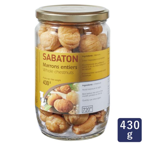 栗の風味と形を残したまま蒸し煮したホール栗です。砂糖などは使用しておらず、原料は栗のみで、栗本来の旨味を味わうことが出来ます。製菓製パンの材料としてはもちろん、お肉料理やジビエなどの付け合わせとしても、幅広くお使いいただけます。