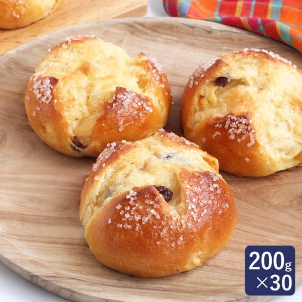 加熱後摂取冷凍食品（凍結前未加熱）発酵種を使用。コクのある旨みと上品な甘さが楽しめる、しっとりと口どけの良いフルーツブリオッシュです。北イタリアの発酵種を配合した、発酵種ならではの深いコクと上品な甘みが感じられる生地にオレンジピールとレーズ...