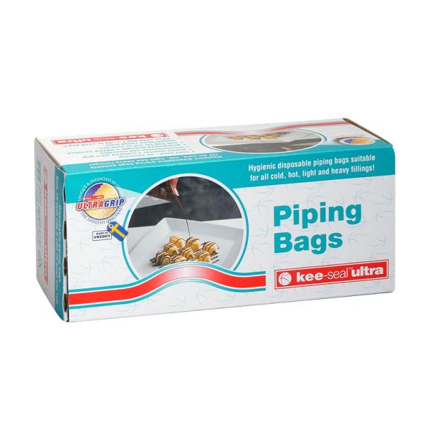 2005年「ユーロパン展示会」特別賞を受賞した、スウェーデン　キープラスチックス社製の使い捨て絞り袋です。ヨーロッパガイドラインH.A.C.C.Pに基づいて、原料の入荷から製造・出荷まで異常がないかチェックされています。内側も殺菌されてあり...