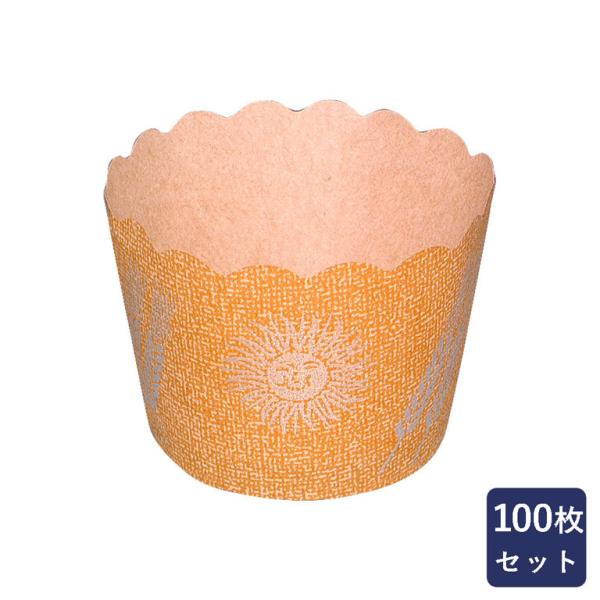 耐熱性のある紙型です。マフィンなどにお使いください。サイズ：口径68Φ（底径55Φ）×50mm