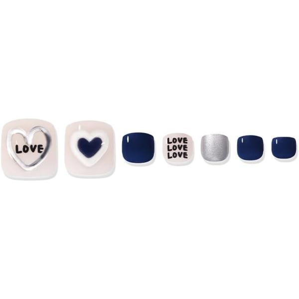 ダッシングディバ ネイル チップ マジックプレス 足 ペディキュア LoveLoveLove MJA5S033PG【商品説明】●裏面の粘着フィルムを剥がして貼るだけで完成する、ニューヨーク発ダッシングディバのジェルネイルチップです。●特別な...