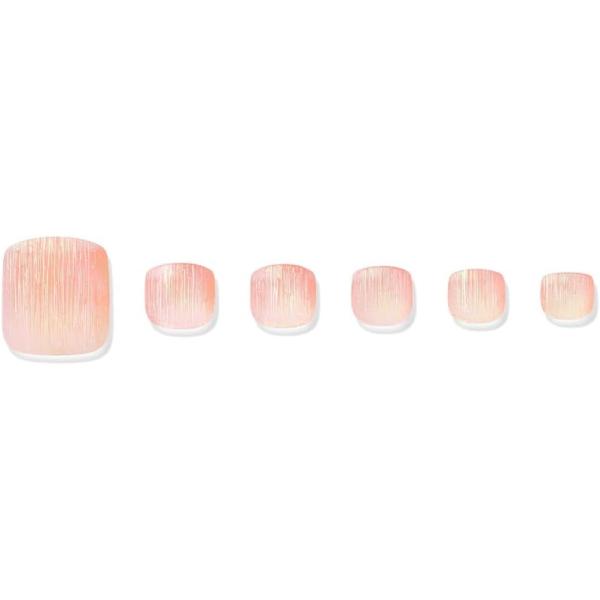 ダッシングディバ ネイル チップ マジックプレス 足 ペディキュア Pink Pleats ピンク系 MJF5S059PG【商品説明】●裏面の粘着フィルムを剥がして貼るだけで完成する、ニューヨーク発ダッシングディバのジェルネイルチップです。...