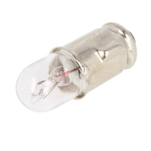 自動車・バイク・オーディオ機器・インジケーター・メーターバックライトなどの補修用に ※返品交換不可※【商品詳細】商品名：パイロットランプ販売単位：1個ガラス球(仕上/径)：クリア/7±0.5mm全長：19±1mm口金：BA7S定格電圧：12...