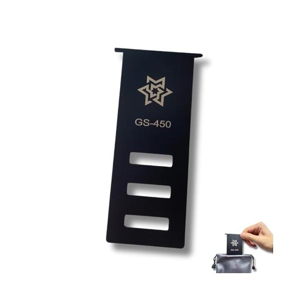 ・黒  GS-TB-001・・Color:黒・【snow peak フラットバーナーの専用】純正の器具栓プレートは高さが低くツマミの調整がやりづらいですから、当商品は器具栓の取り付け取り外しがしやすく、器具栓ツマミや点火スイッチの操作性の向...