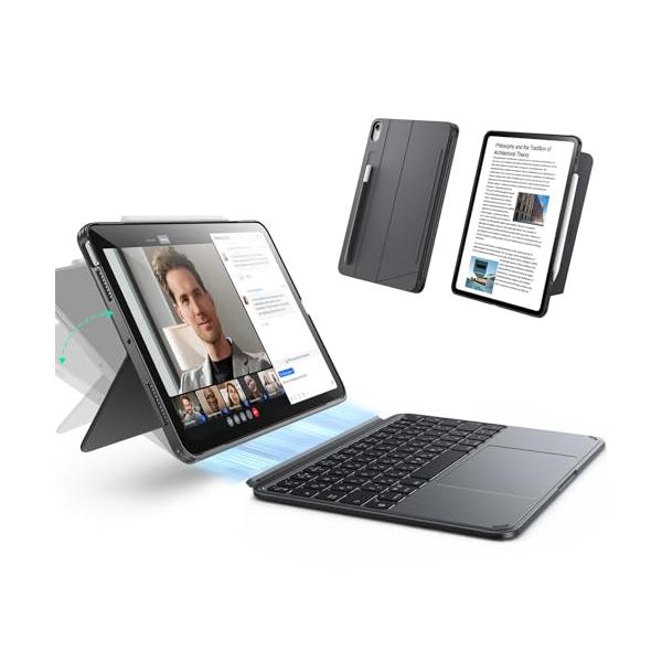 ダークグレー/iPad Air 11/5/4/-・Size:iPad Air 11/5/4Color:ダークグレー・パッケージ個数:1・互換性：iPad Air 11インチ（M4/M3/M2）2026/2025/2024、iPad Air ...