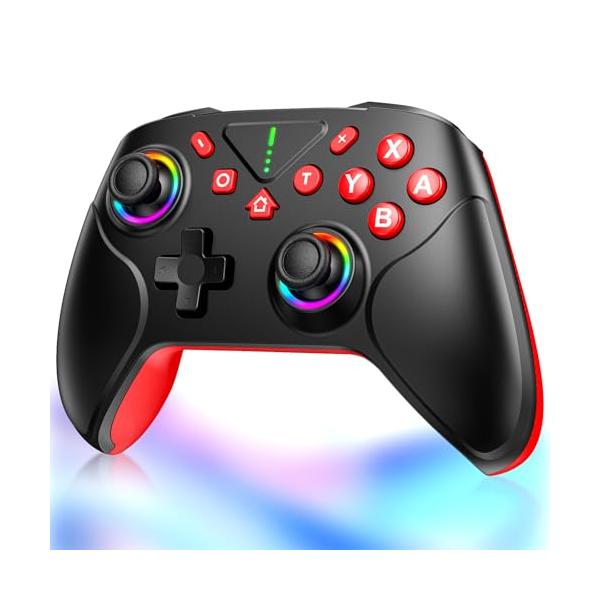 レッド/Medium/-・Color:レッド・【2025新登場Switch 2 コントローラー】革新版スイッチ コントローラーはSwitch1代/Switch2代/Android/IOS（IOS16.0 以上）/Windows PCなどに対...