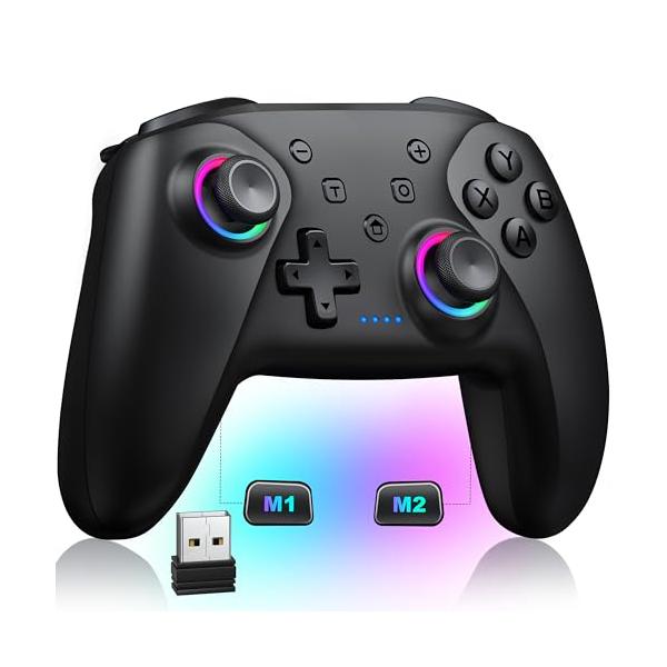 PC コントローラー/-/-・Color:PC コントローラー・【6種類発光モードコントローラー&amp;4段階の明るさ調整可能】PC コントローラーには8色のRGBライトと6つの発光モードが搭載されており、異なる色の組み合わせによって新た...
