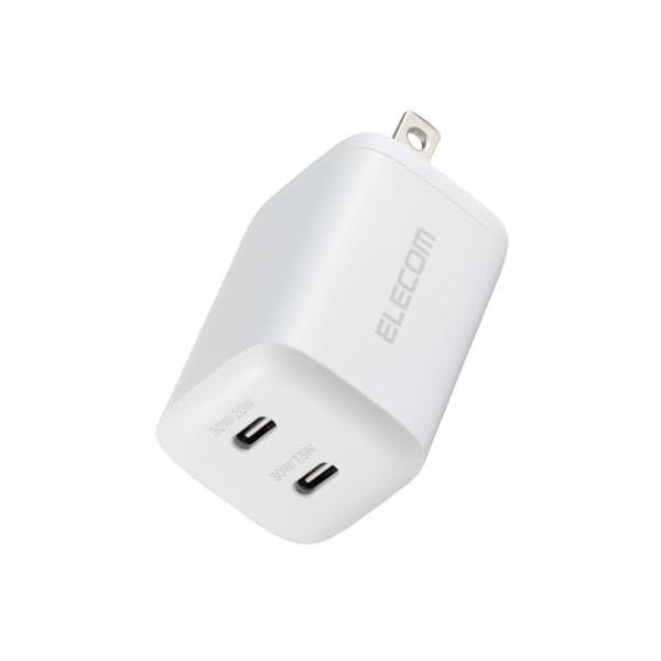 1)充電器単体ホワイト/-/EC-AC9430WH・Color:ホワイトStyle:1)充電器単体・パッケージ個数:1・USB Type-C(TM)ポートを2ポート搭載し、Macbook Airなど対応するノートパソコン・スマートフォン・タ...
