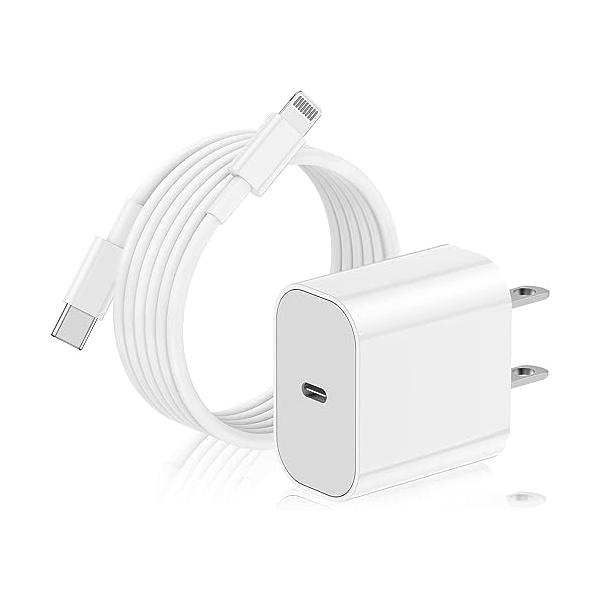 20W C-L/4.8 cm x 4.2 cm x 2.6 cm/-・Color:20W C-L・【20W PD 急速充電器】当社のUSB-C充電器はPower Delivery3.0の充電技術を採用して、純正の充電アダプター3倍早く急速充...