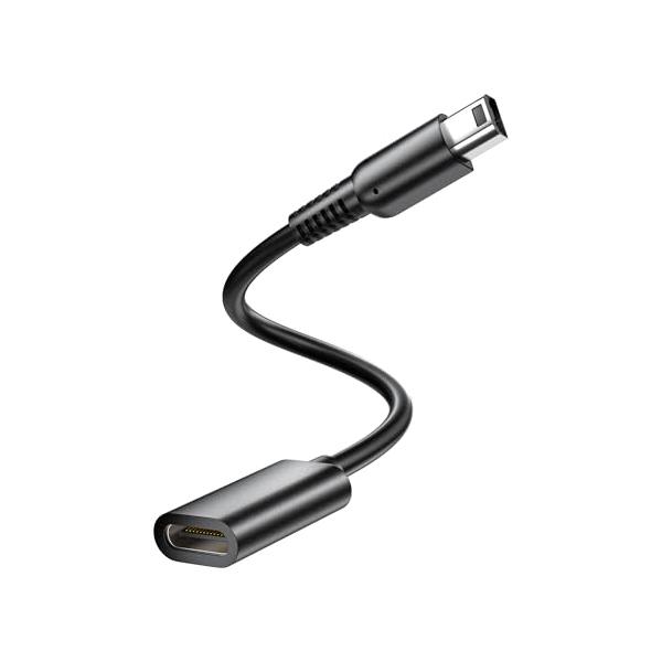 ブラック/1本入り/-・NumberOfItems:1・パッケージ個数:1・【重要】 3DS/2DSシリーズは5V/1A（5W）の充電規格にのみ対応しております。PD/QC対応などの高電力USB-C充電器（9V/12V出力機器）をご使用の場...