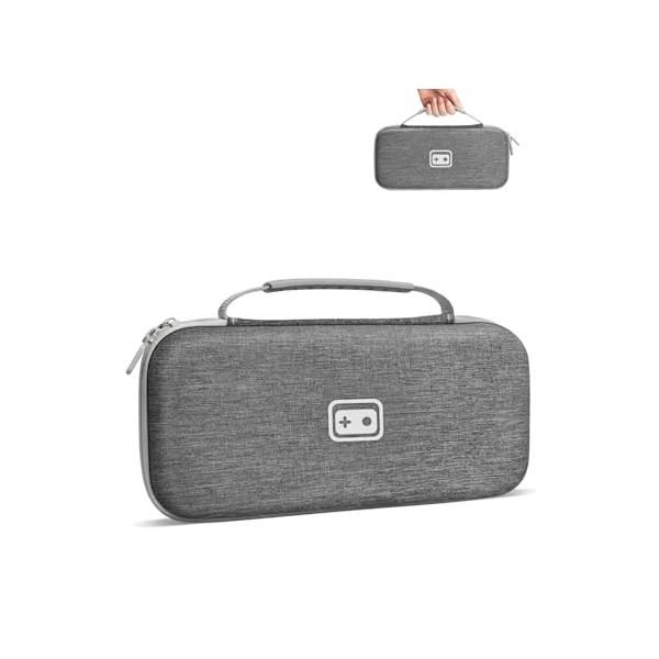 Switch 2ケース05-グレー/-/LG-0005・Color:05-グレー・【 Switch 2 ケース&amp;衝撃保護に上質素材】 高密度EVA+ナイロン素材と柔らかいクッション内張りを採用。汚れ・水・衝撃からSwitch 2本体...